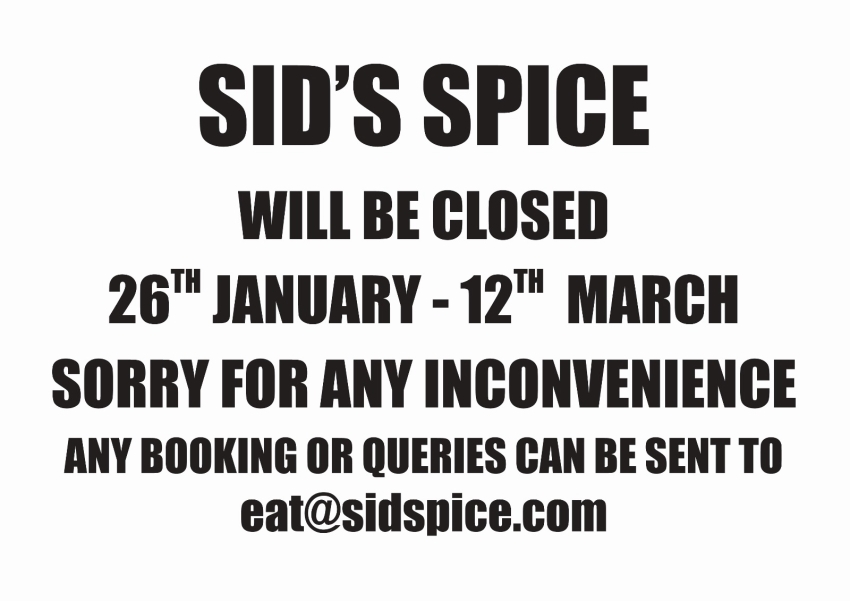 Restaurant Brora | Sid's Spice | NC500Asian Food Eat in/Takeaway